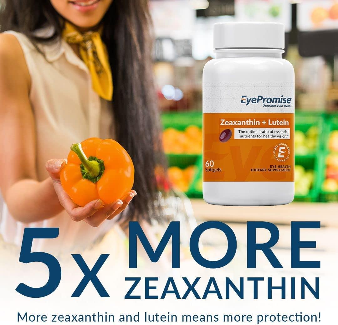 EyePromise Zeaxanthin & Lutein Eye Vitamin - 60 Softgel Capsules ...