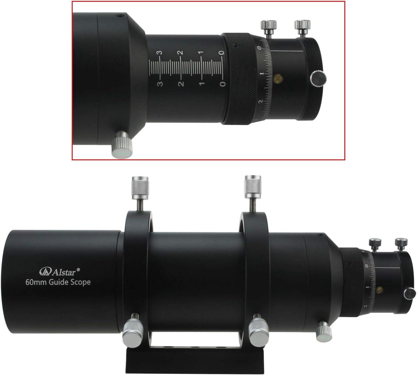 Alstar 60mm Deluxe Finder & Guidescope Kit with 1.25 Double Helical ...