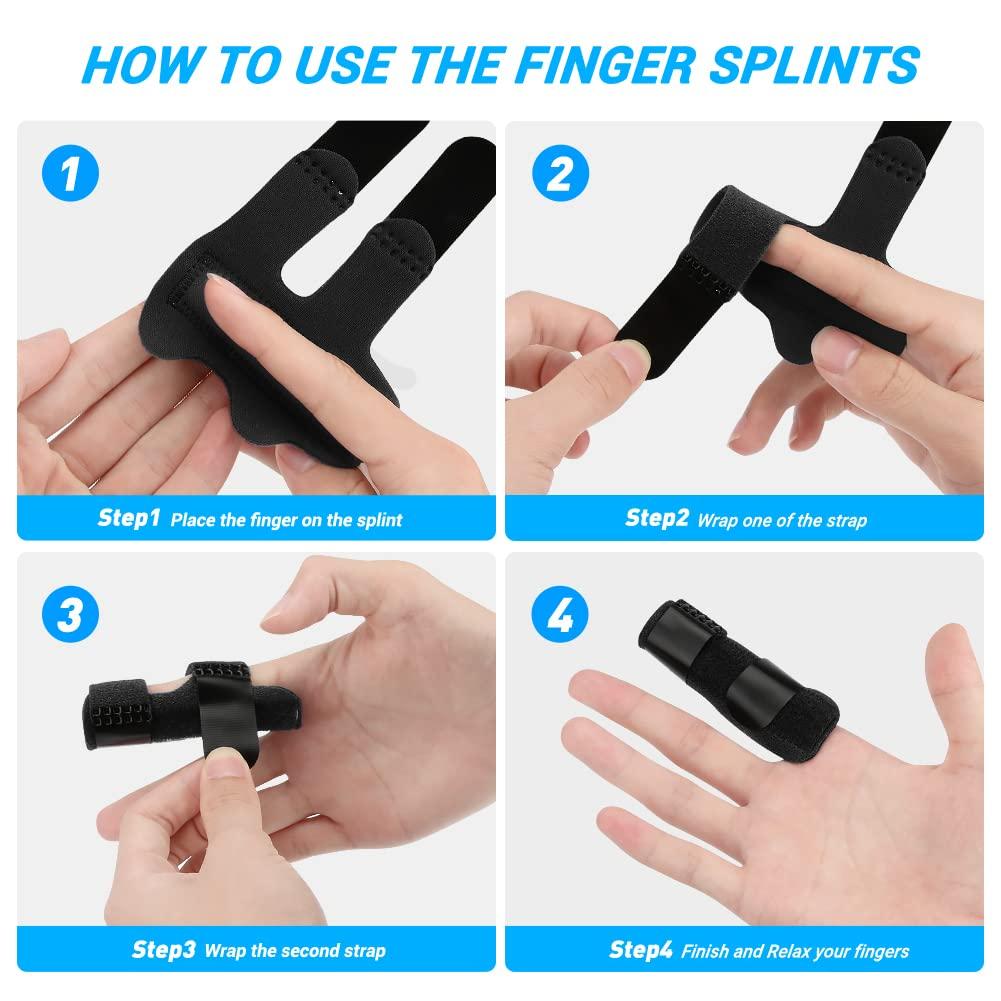Echify Adjustable Finger Rail - Trigger Finger Protection & Stabilizer ...