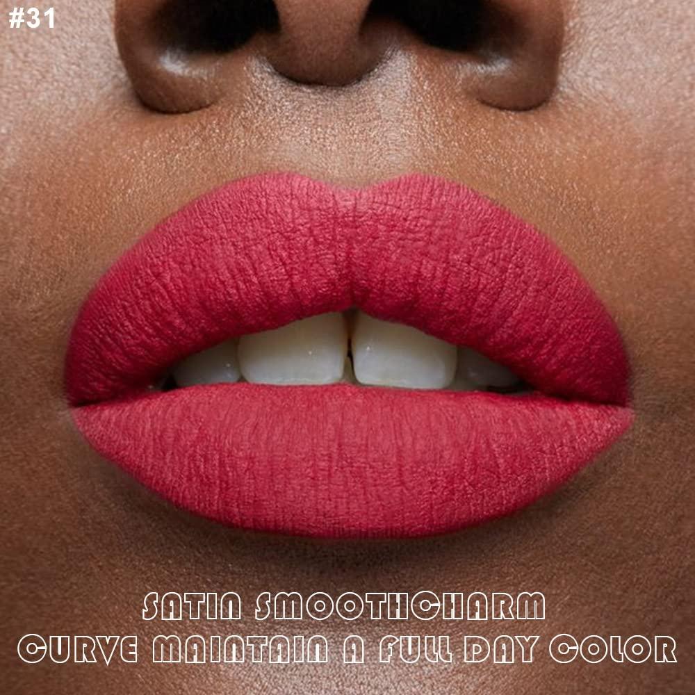 AMY'S DIARY 2pcs Red Matte Lip Liner and Lipstick Set | Waterproof 24H ...