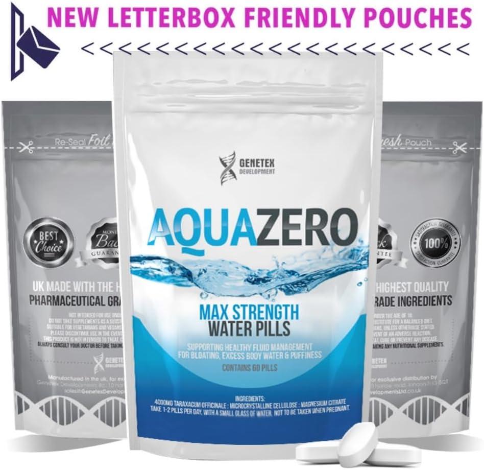 Aqua Zero Water Support Detox Colon Cleanse Weight Management Bloating ...