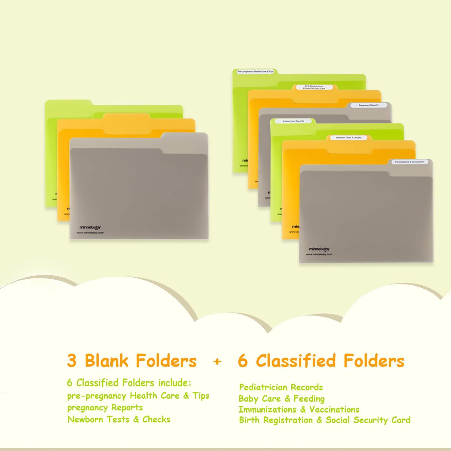 Baby Document Organizer Baby Briefcase with 9 Folders | Buy Now with ...