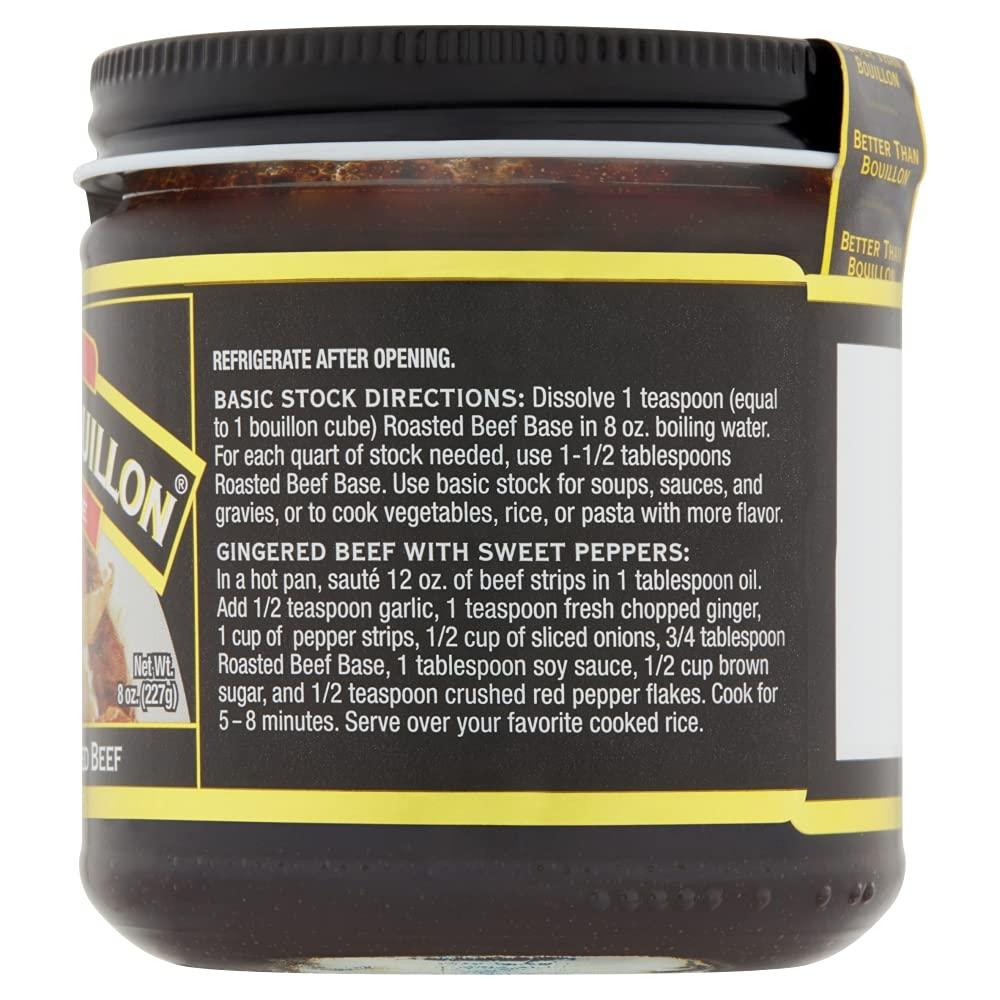 Better Than Bouillon Roasted Beef Base 8 oz - Premium Flavor Enhancer ...