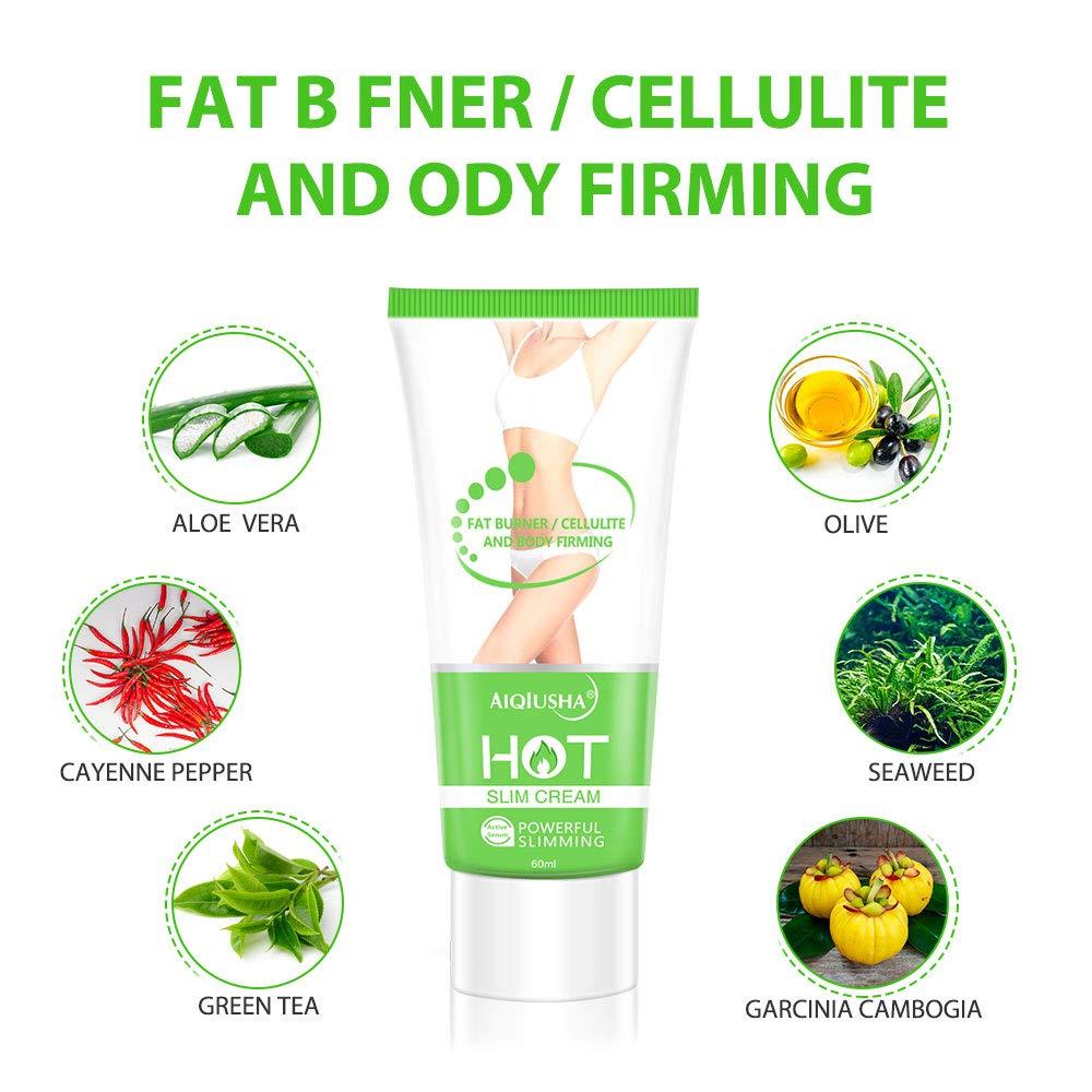Hot Cream, Cellulite Slimming & Firming Cream, Abdominal Fat Burner ...