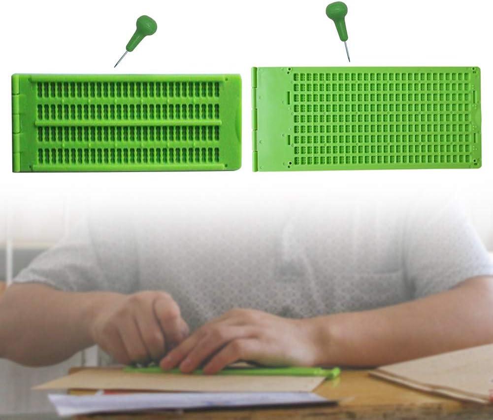 Movkzacv Braille Slate Kit - Portable Writing Tool for the Visually ...
