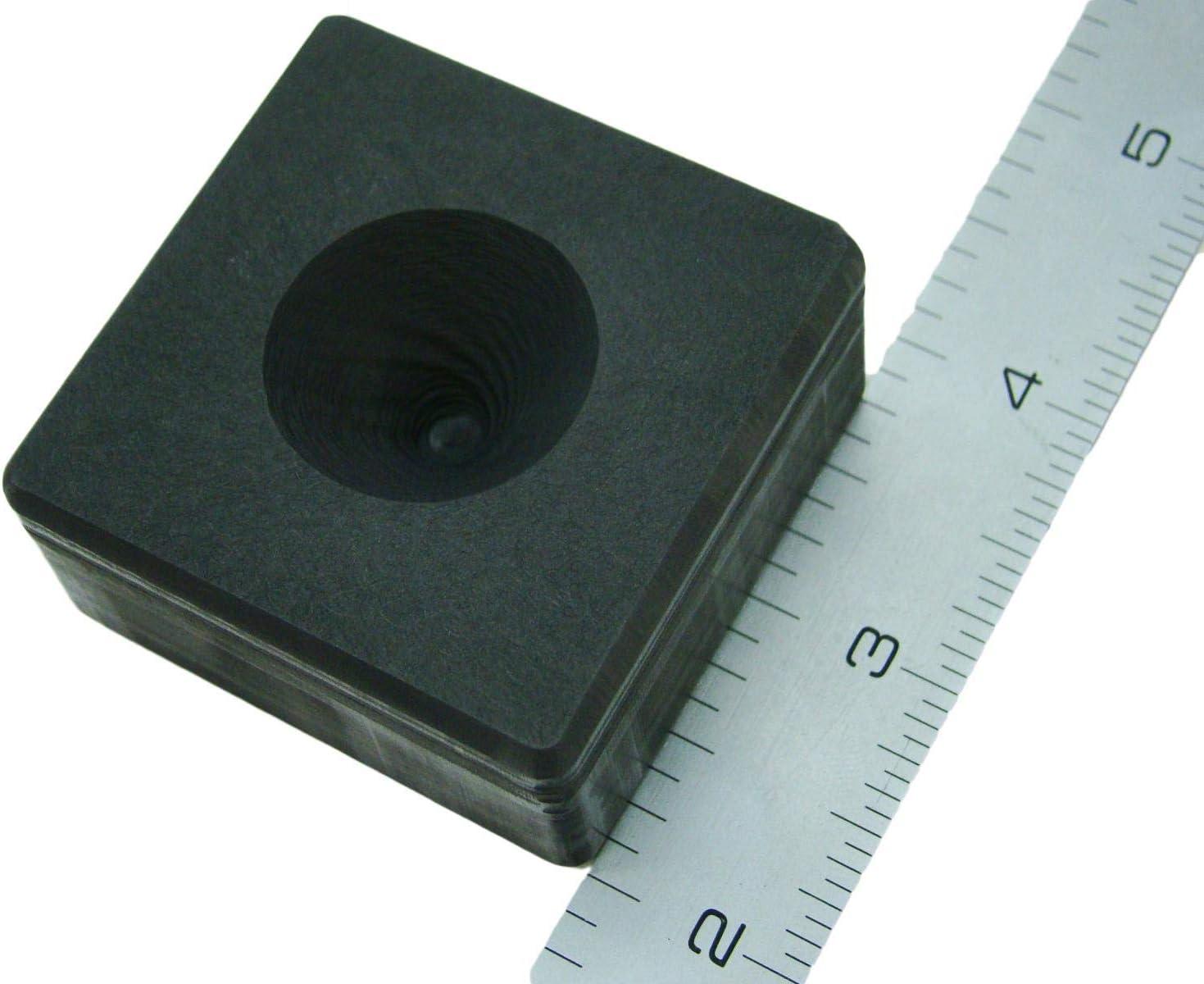 3oz High Density Graphite Mini Conical Mold for Gold, Silver, and Black ...