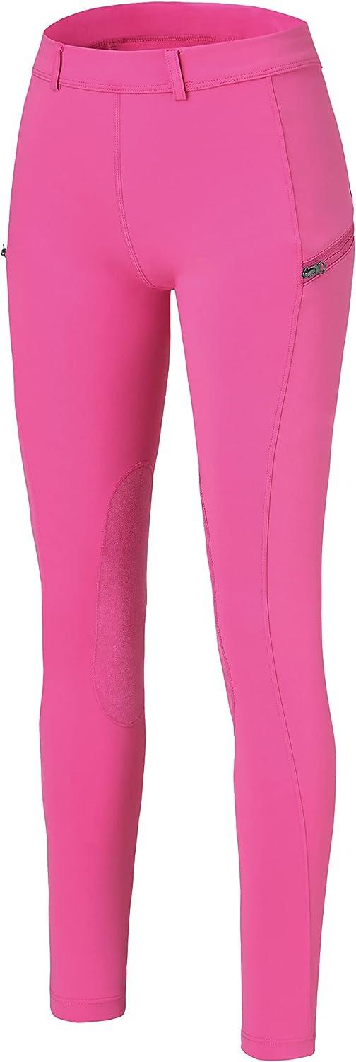 EXARUS Girls Horse Riding Pants - Plum Red, Size 8 Years | Equestrian ...