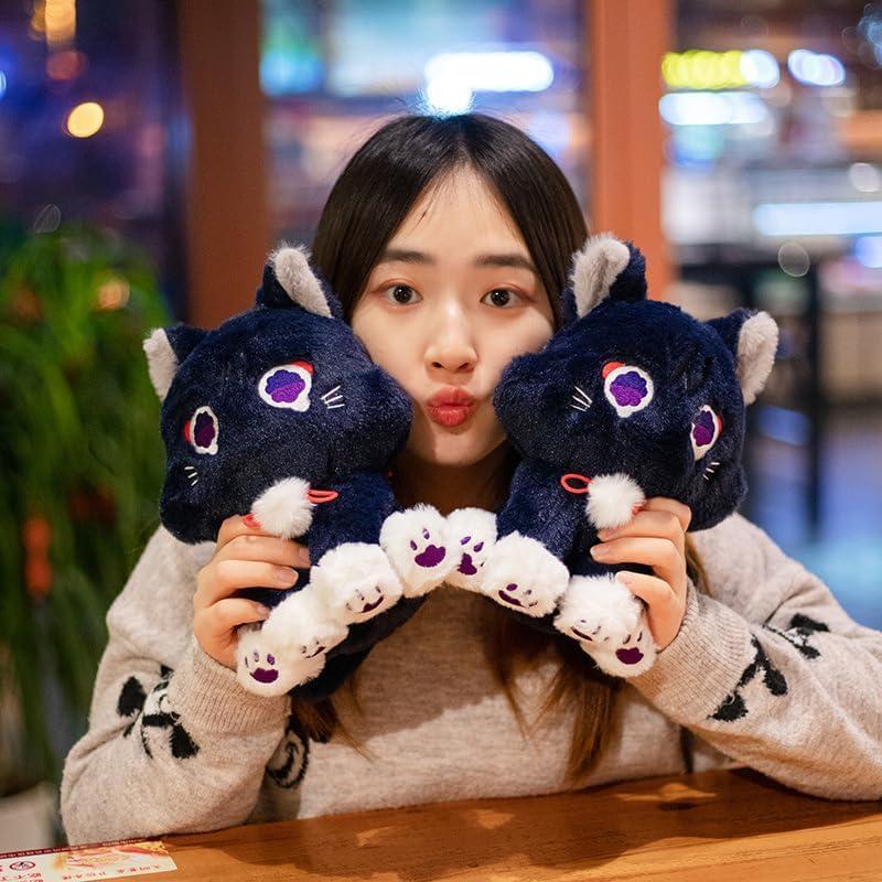 Genshin Impact Scaramouche Cat Plush Toy | 8.6-inch Stuffed Animal Doll ...