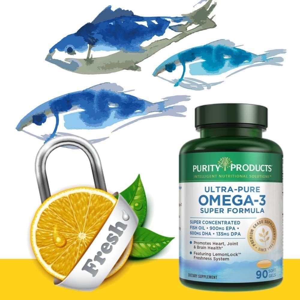 Purity Products Ultra Pure Omega 3 Super Formula 90 Softgels - Premium ...