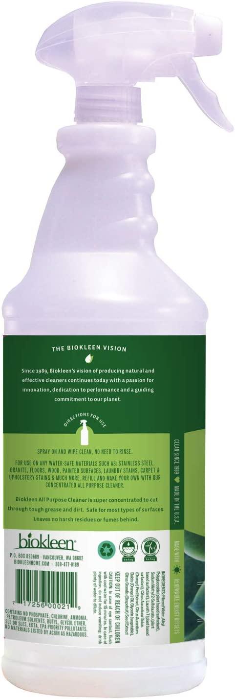 Biokleen All Purpose Cleanser Spray - 32 fl oz | Eco-Friendly ...