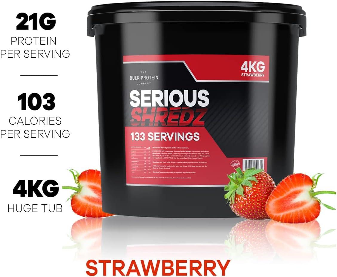 Serious Shredz Diet Whey Protein Powder with L-Carnitine & Green Tea ...