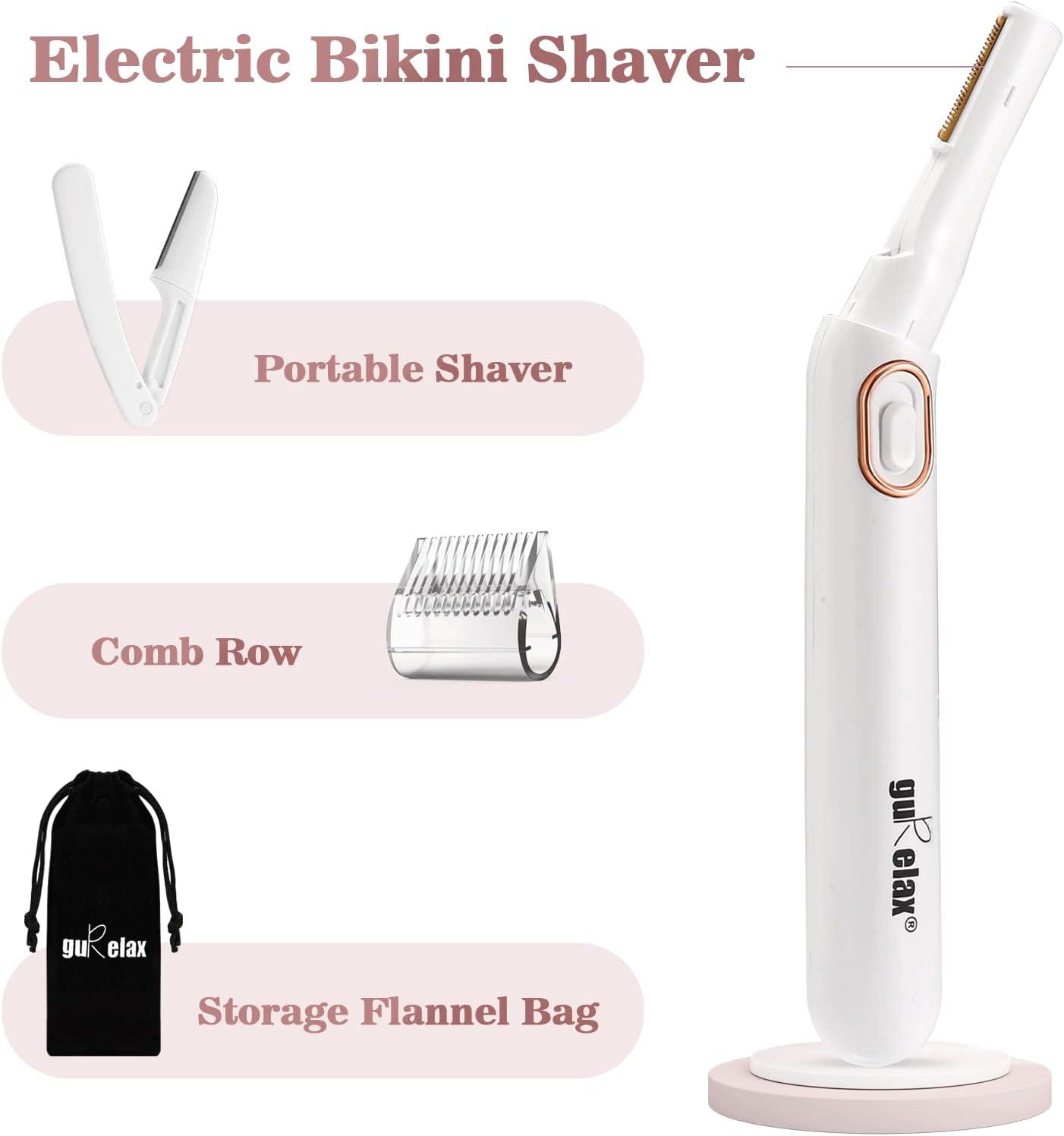 Pain-Free Women's Hair Remover - Waterproof USB Razor with LED Light ...
