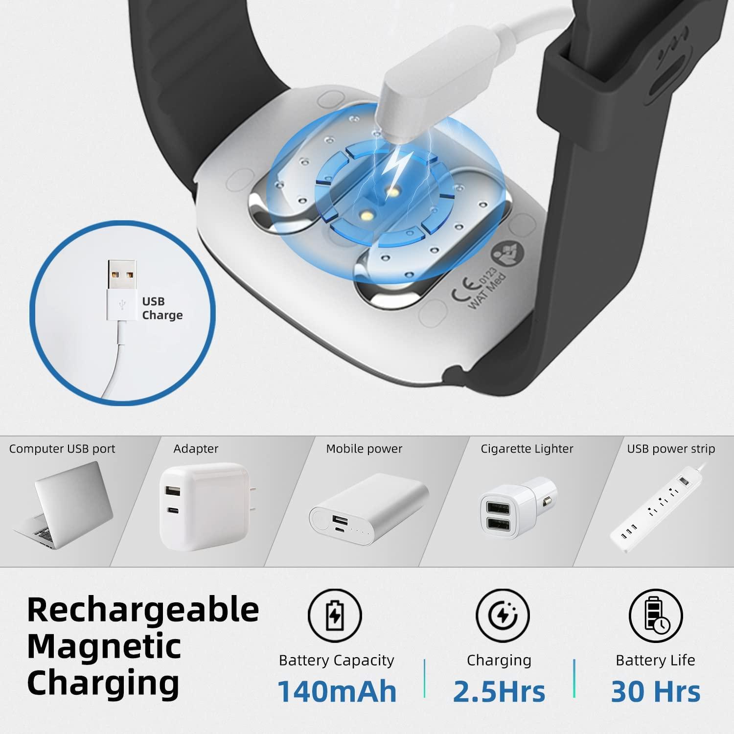 EmeTerm Fashion Electrode Stimulator for Nausea Relief - Rechargeable ...
