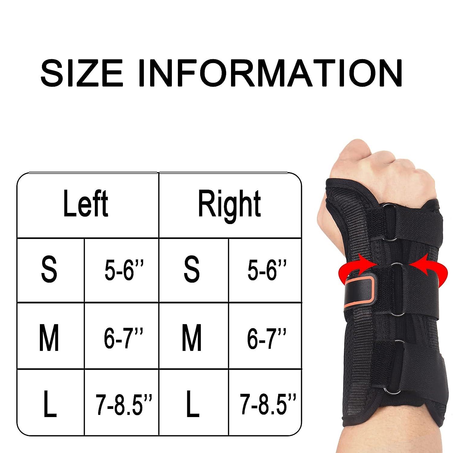 Wrist Brace for Carpal Tunnel - Right Hand (Size S) | Hand and Wrist ...