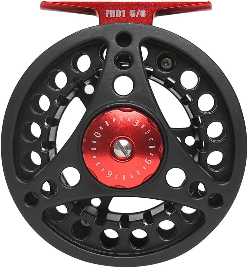 Kylebooker Fly Fishing Reel - Aluminum Body Large Arbor Reel for 3/4wt ...