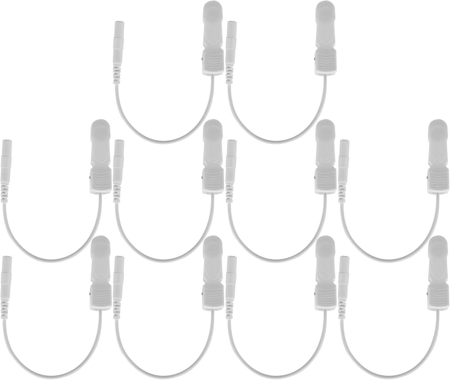 10-Piece TENS Ear Clip Set for Vagus Nerve Stimulation | 2.0 mm ...