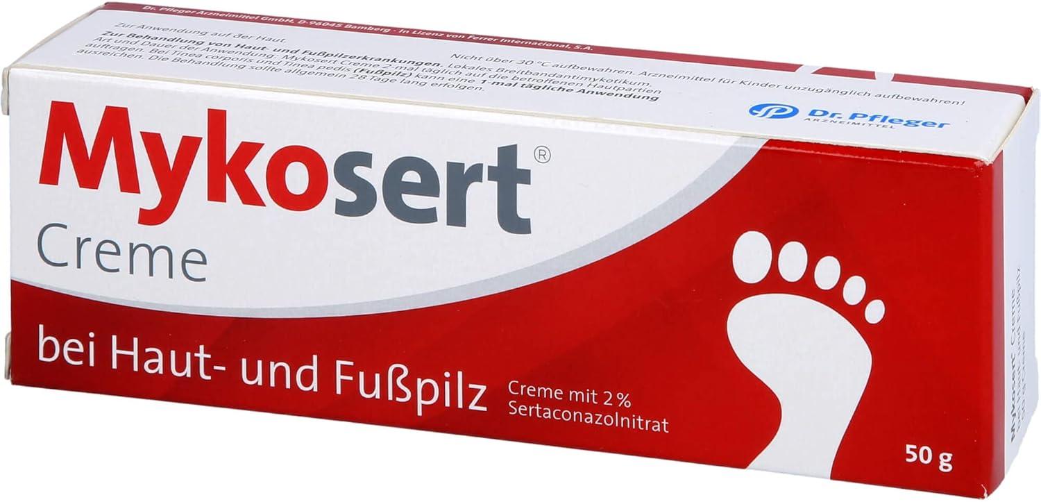 Mykosert 50g Cream for Skin & Foot Fungus - Effective Antifungal ...