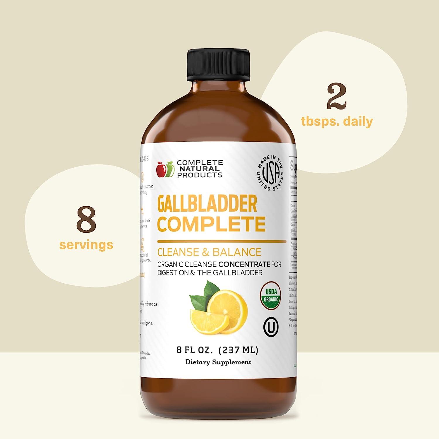 Organic Gallbladder Complete Liquid Concentrate - Digestive Vinegar ...