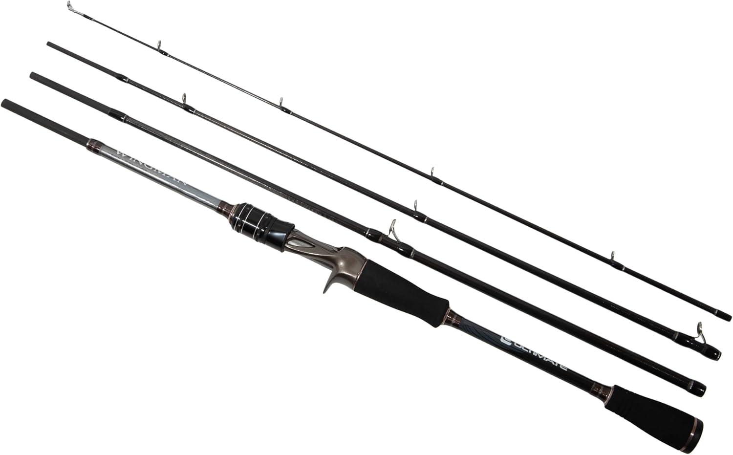 Ultimate Wingman 2.10m Baitcast Travel Rod (10-30g) | 4-Piece ...