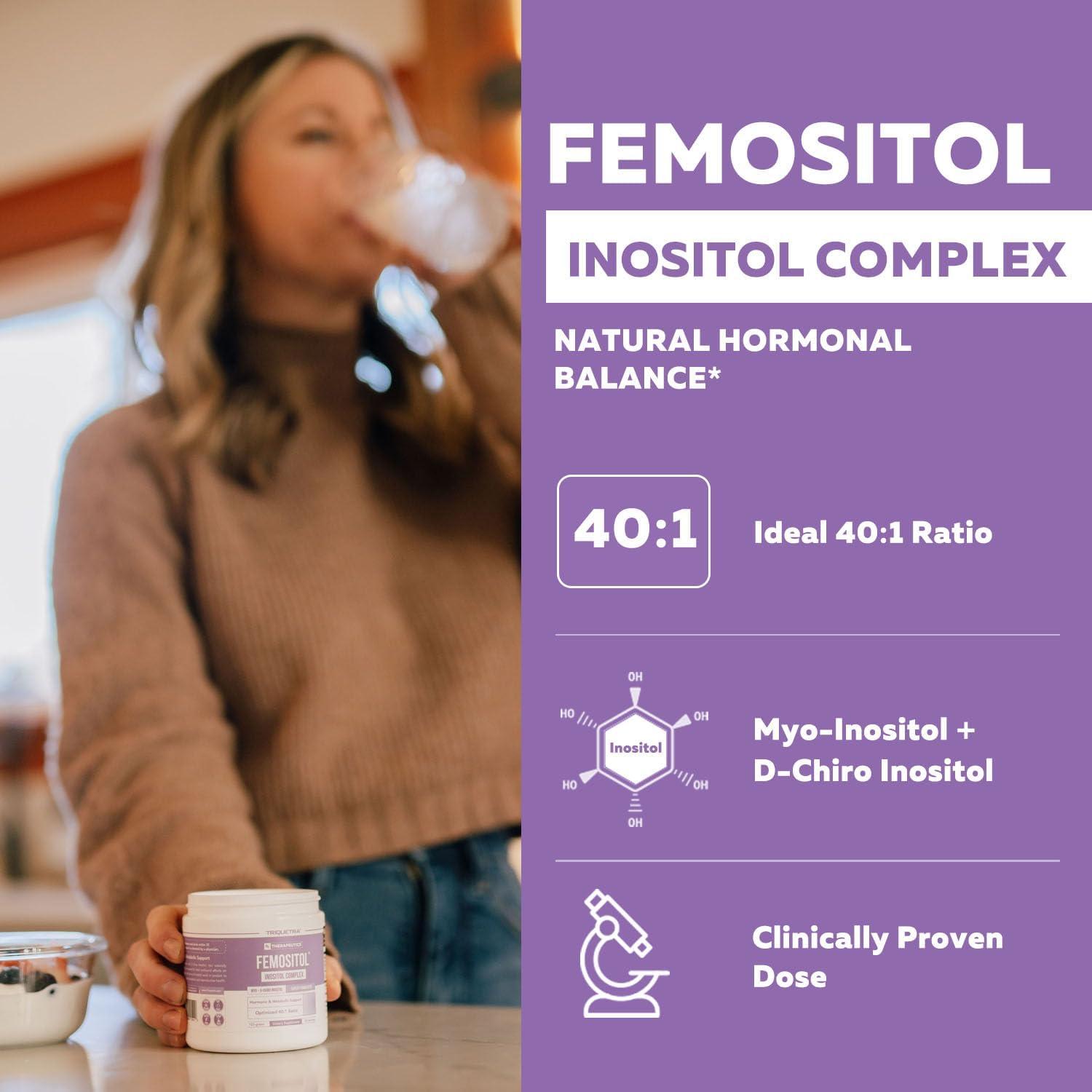 FemoSitol Inositol Powder | Myo-Inositol & D-Chiro Inositol Complex ...