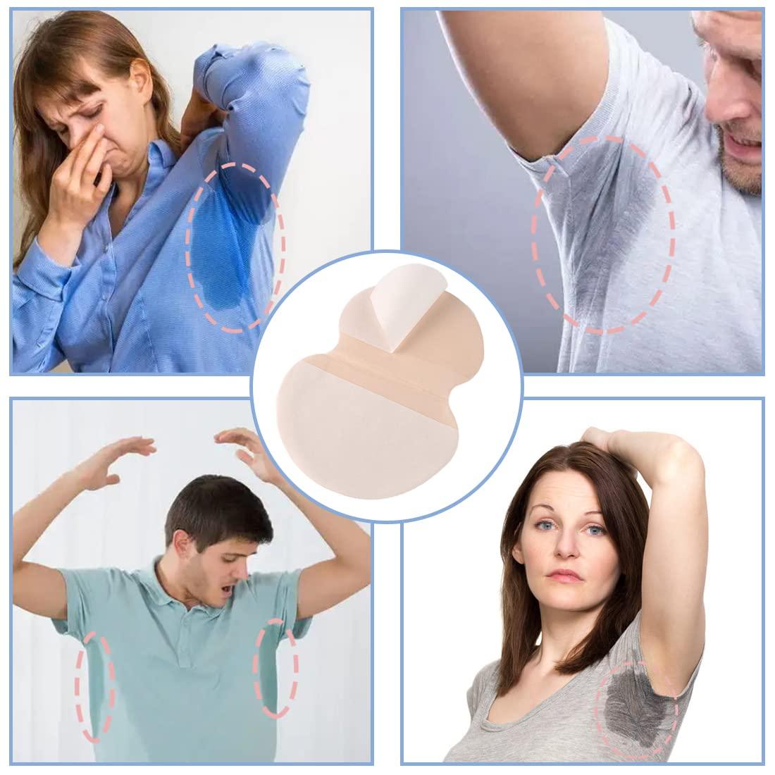 60 PCS Disposable Underarm Sweat Pads | Absorbent Armpit Shields for ...