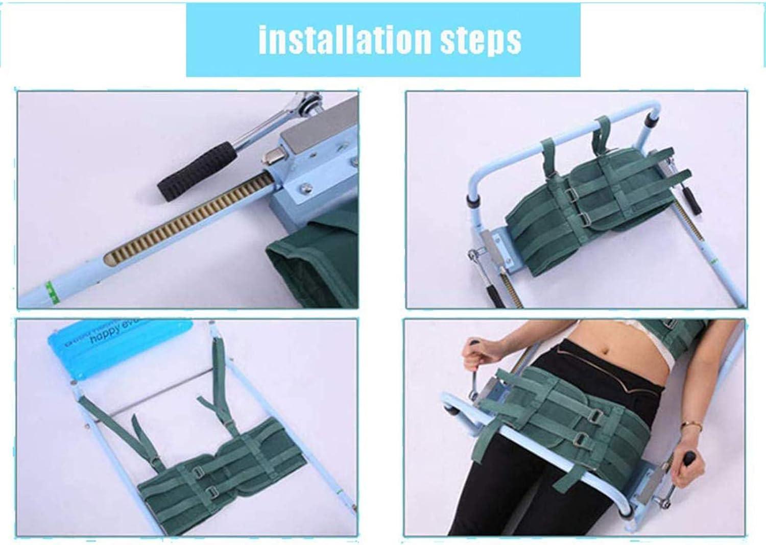 Portable Lumbar Vertebrae Traction Device for Bed | Posture & Lower ...