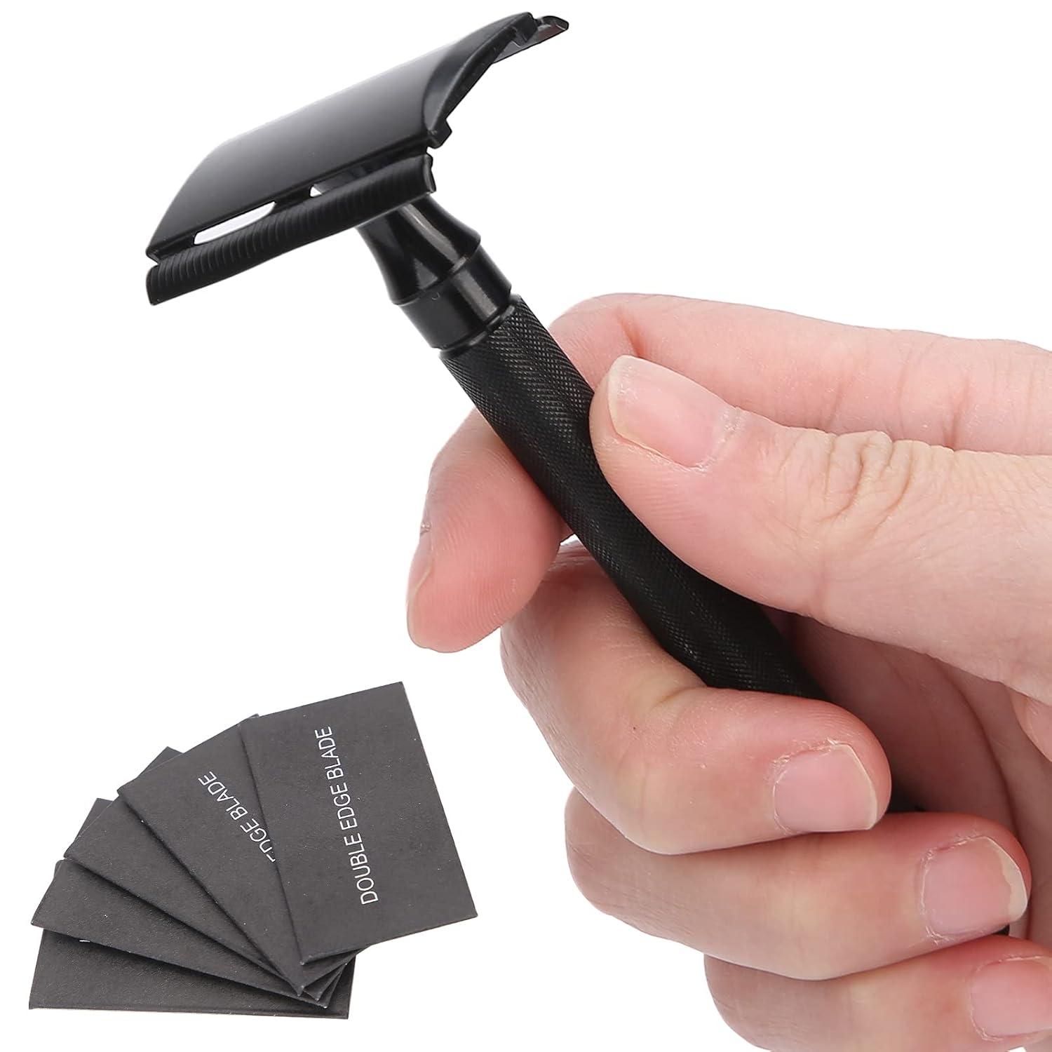 Razor Planer for Men - Dual Edge Beard & Haircut Portable Razor Set ...