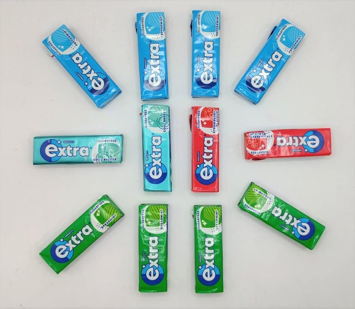 Extra Chewing Gum Bundle Pack Assorted (EXTRA GUM 12 PACK BUNDLE) | Buy ...