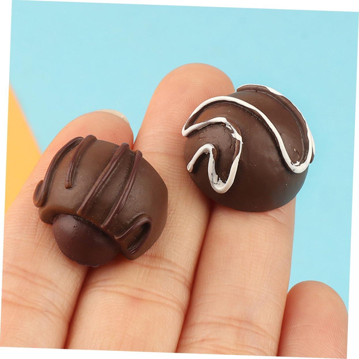 ERINGOGO 12pcs Simulation Chocolate Models Interesting Fake Chocolate ...