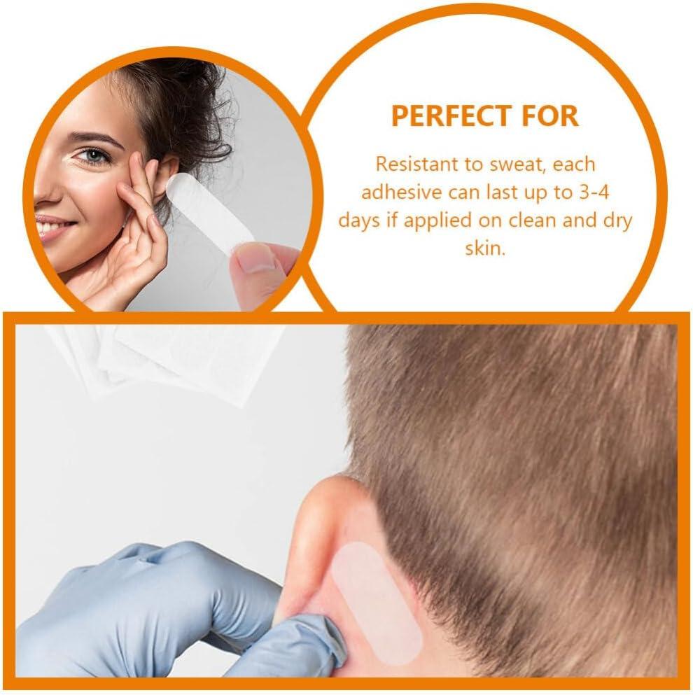 Elf Ear Stickers 6pcs - Transparent Silicone Cosmetic Corrector for ...