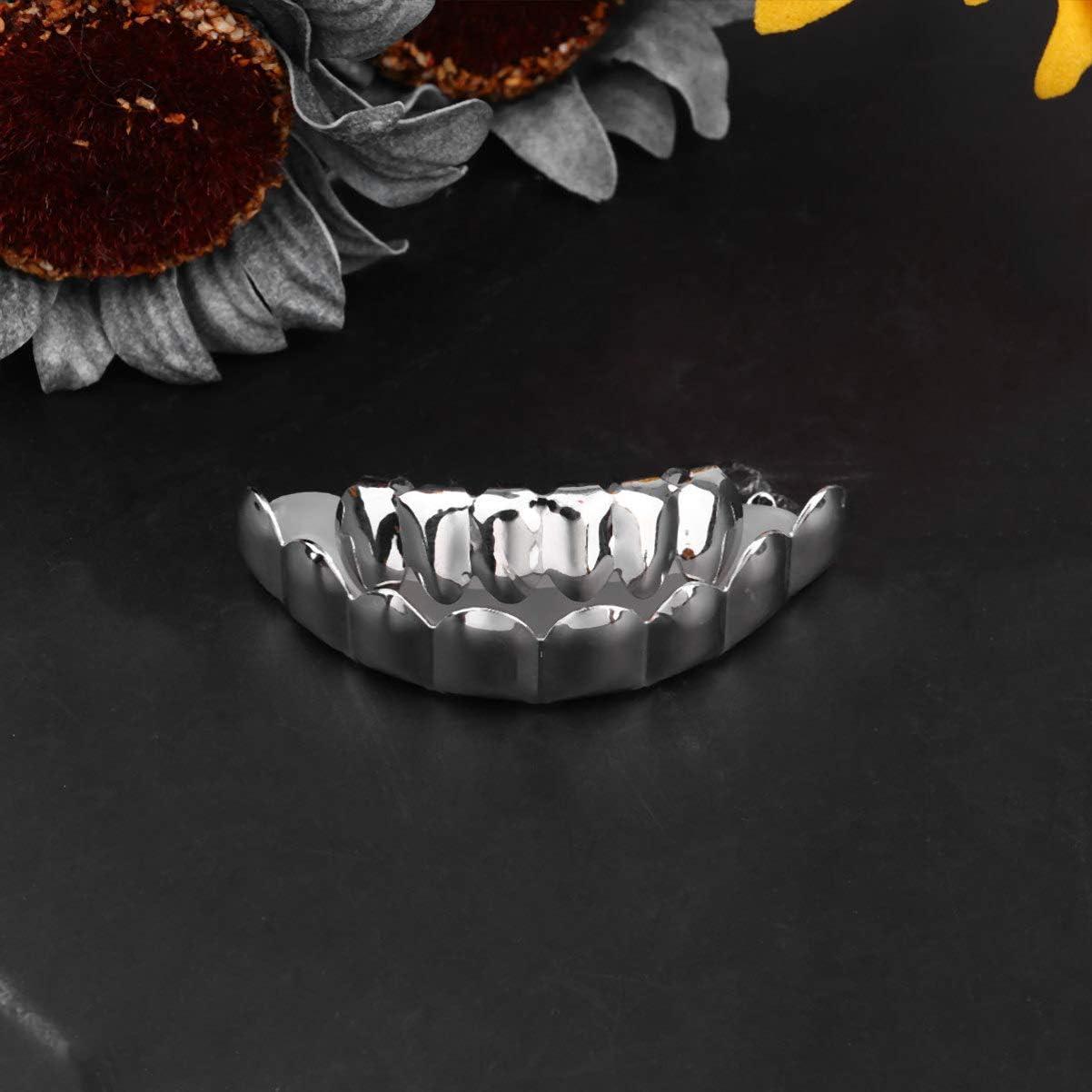 PRETYZOOM Halloween Dentures Tooth Grillz - Hip Hop Removable Grille ...