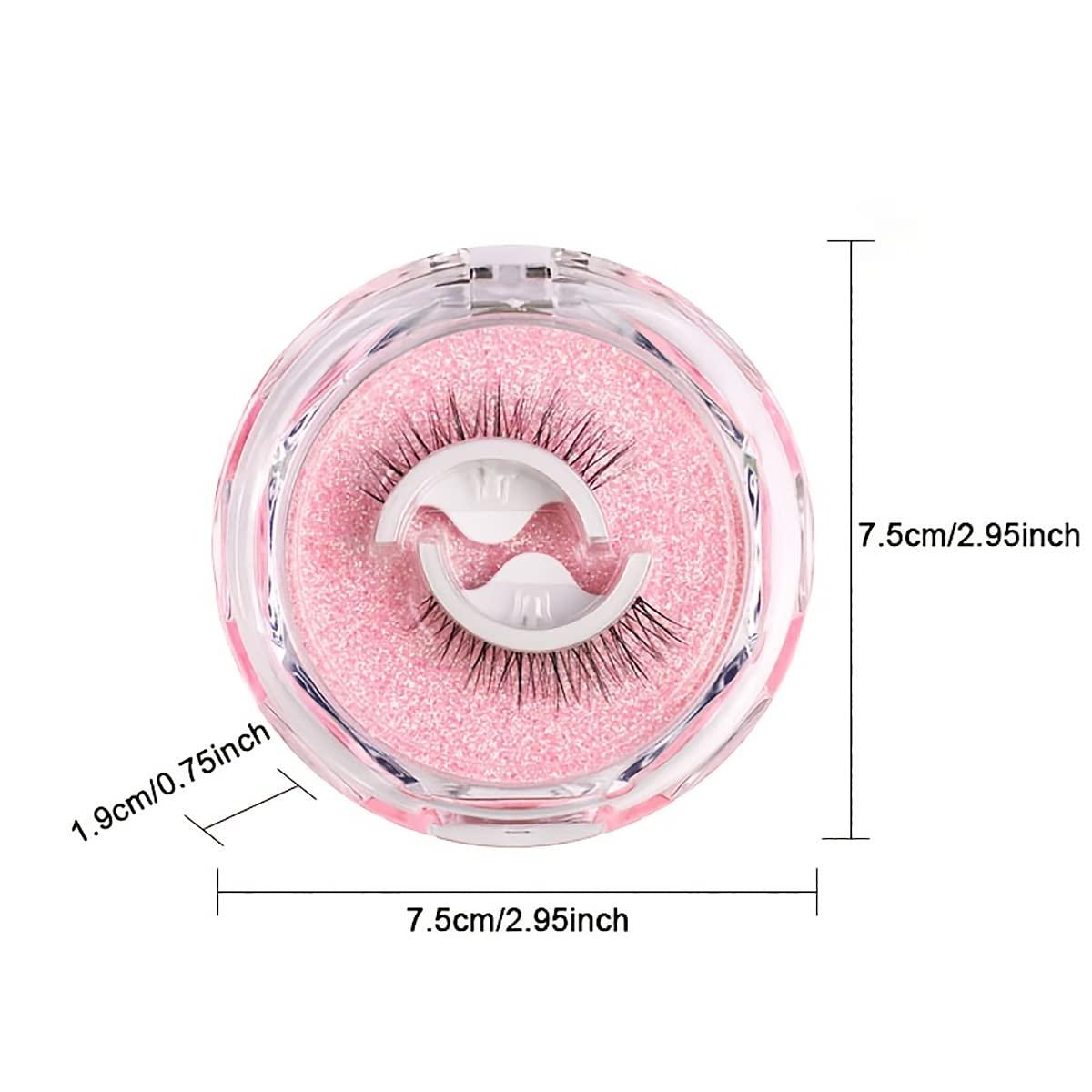 Reusable Self Adhesive Eyelashes - Natural Look, Waterproof False ...