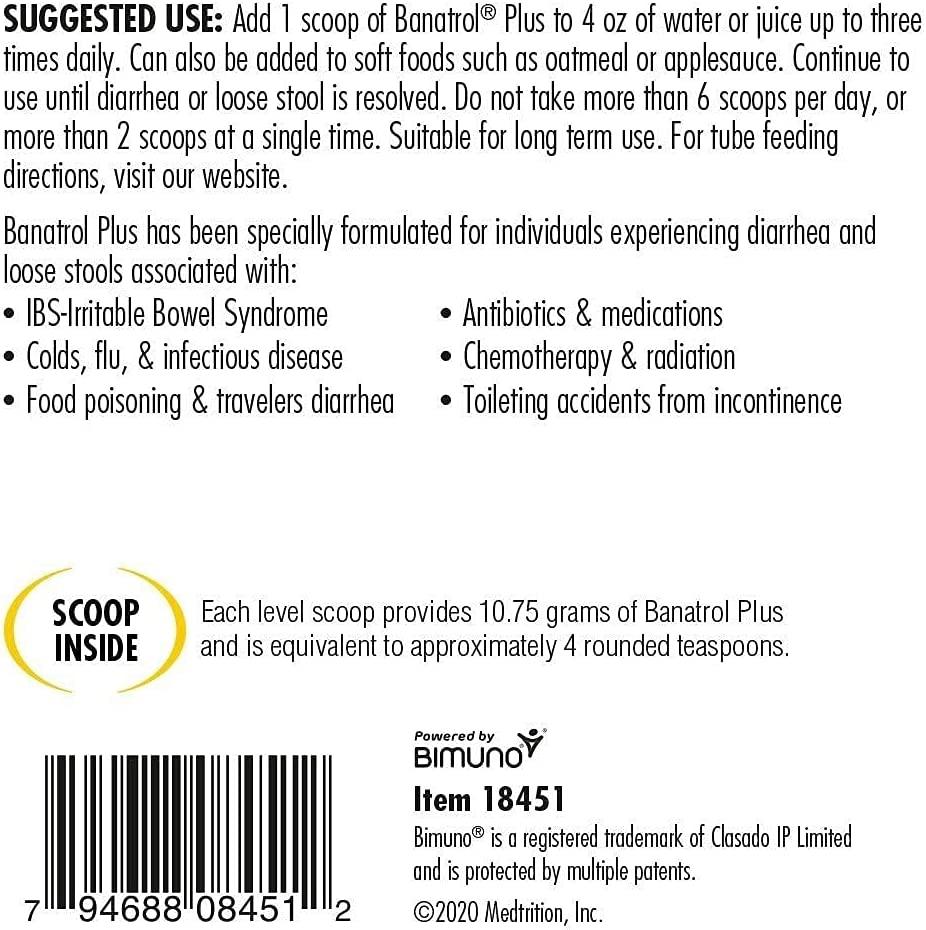 Banatrol Natural Anti-Diarrheal with Prebiotics - Relief for IBS ...
