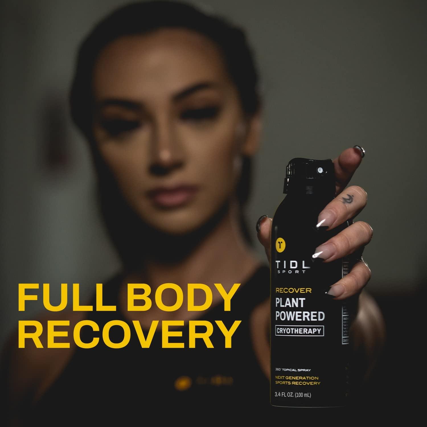 TIDL Plant Powered Cryotherapy Spray 3oz - Instant Cooling Pain Relief ...