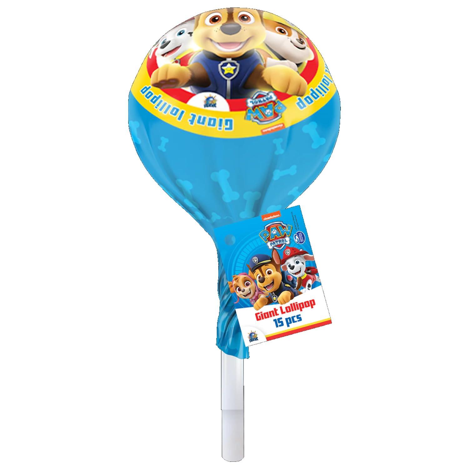 Buy XL Paw Patrol Lollipops (120g) - 15 Delicious Lollies in Strawberry ...