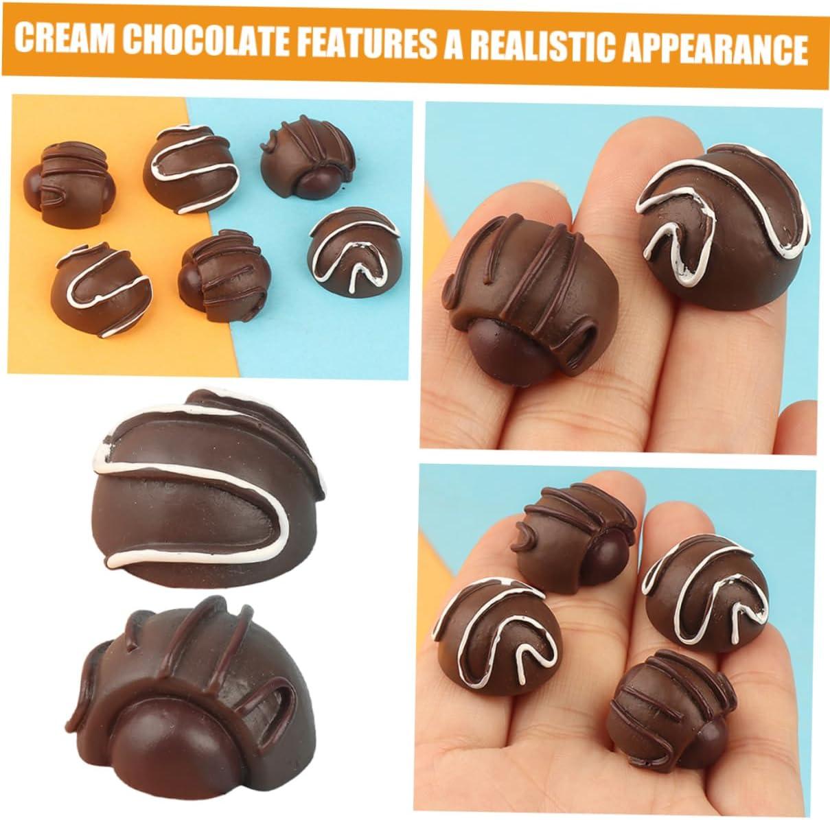 ERINGOGO 12pcs Simulation Chocolate Models Interesting Fake Chocolate ...