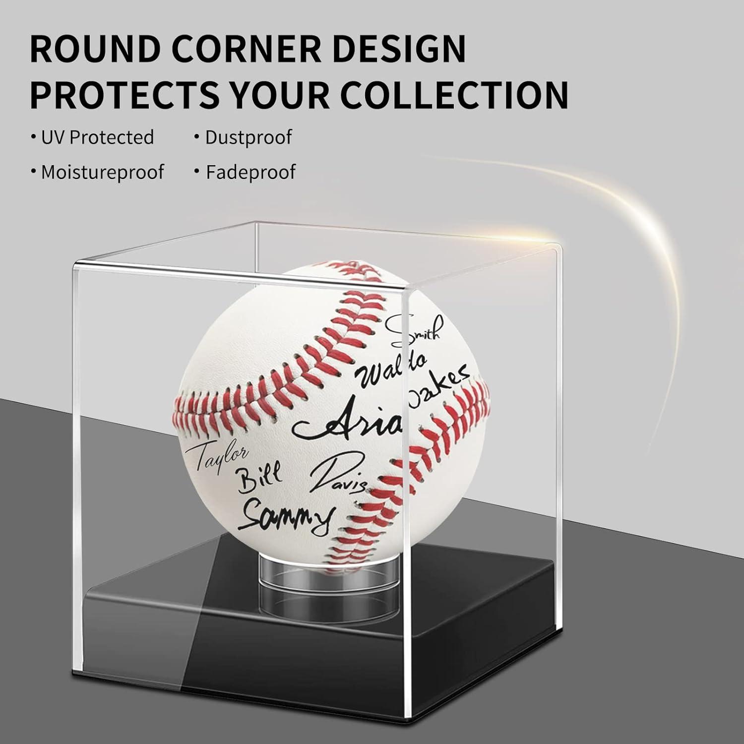 Baseball Display Case Acrylic Baseball Case for Display UV Protected ...