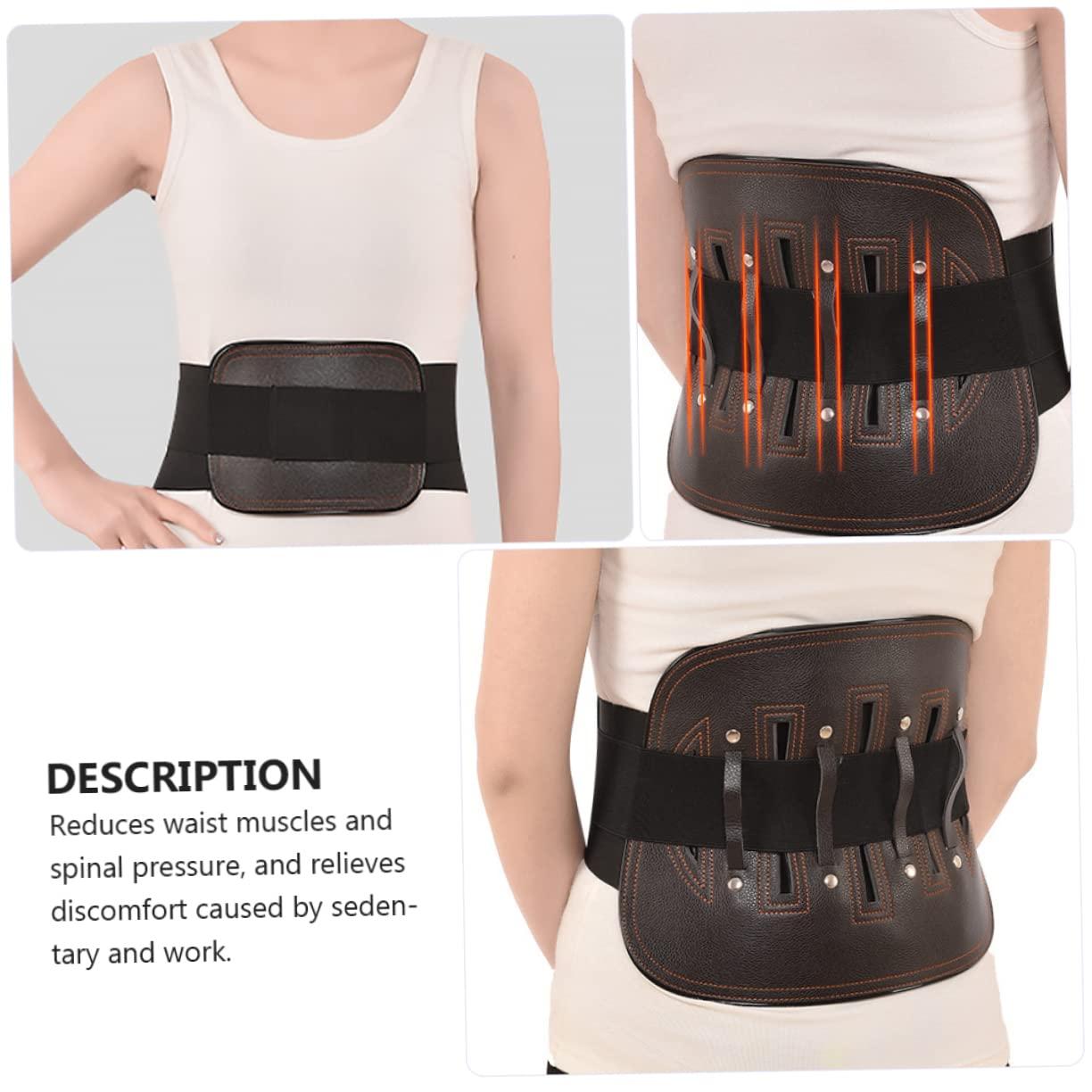 FRCOLOR Spine Massage Stool & Lumbar Support Brace - Back Support for ...