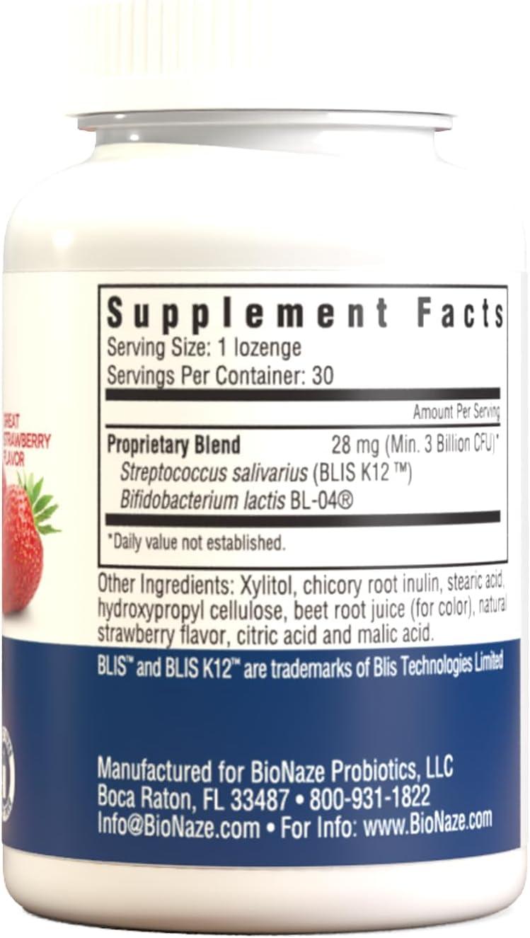Bionaze Oral Probiotic for Sinus, Tonsil Stones, Bad Breath - 30 Count ...