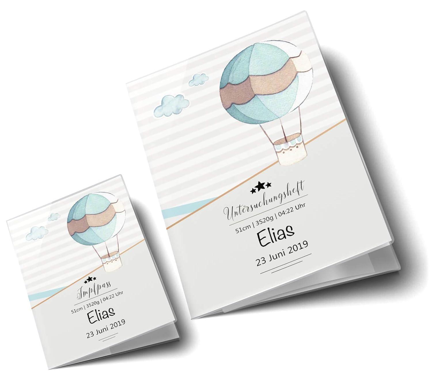 OLGS U-Book & Vaccination Pass Cover Set | Personalized 3-Part Hot Air ...