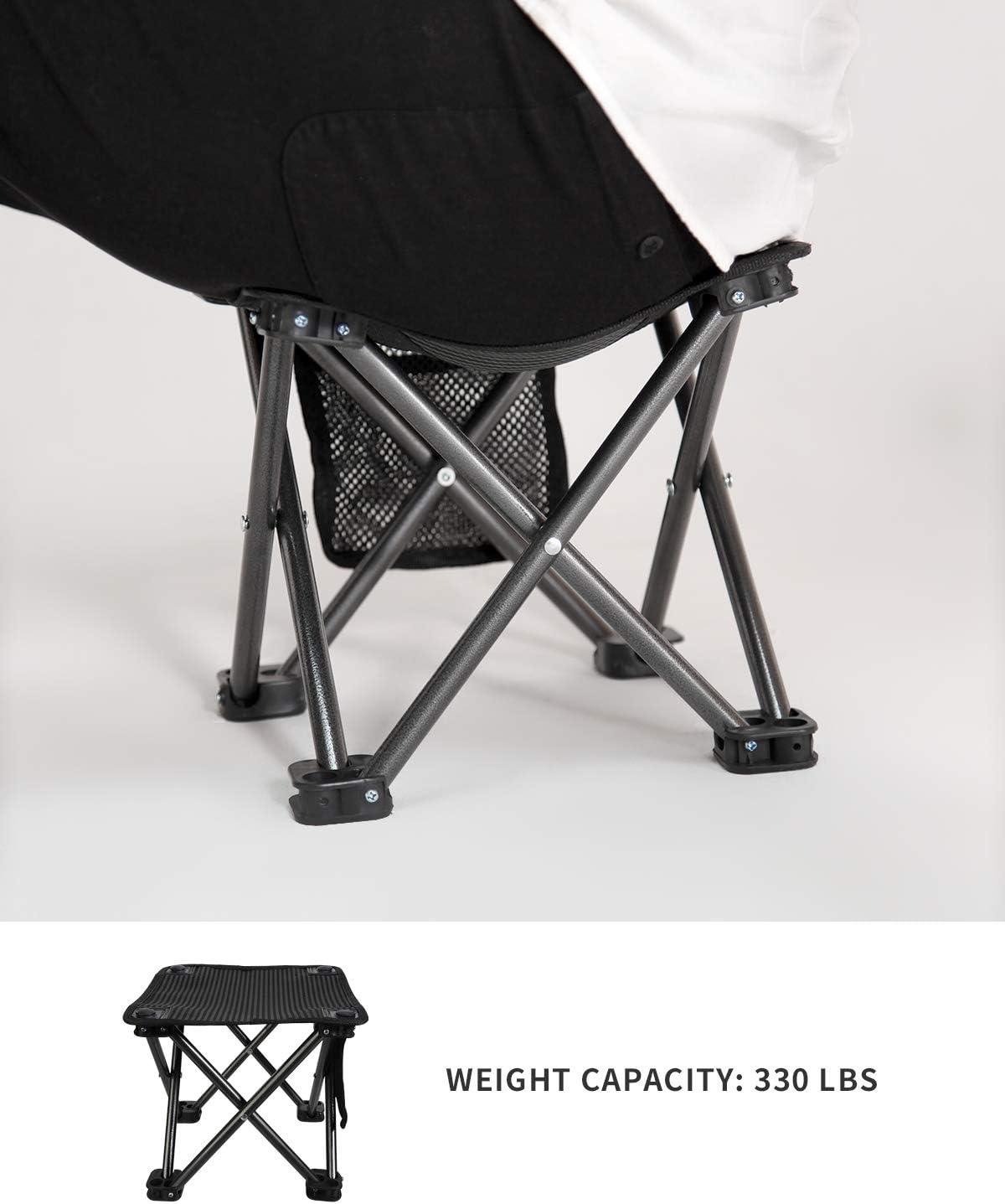 KingCamp Small Camping Stool - Portable Backpacking Slacker Chair in ...