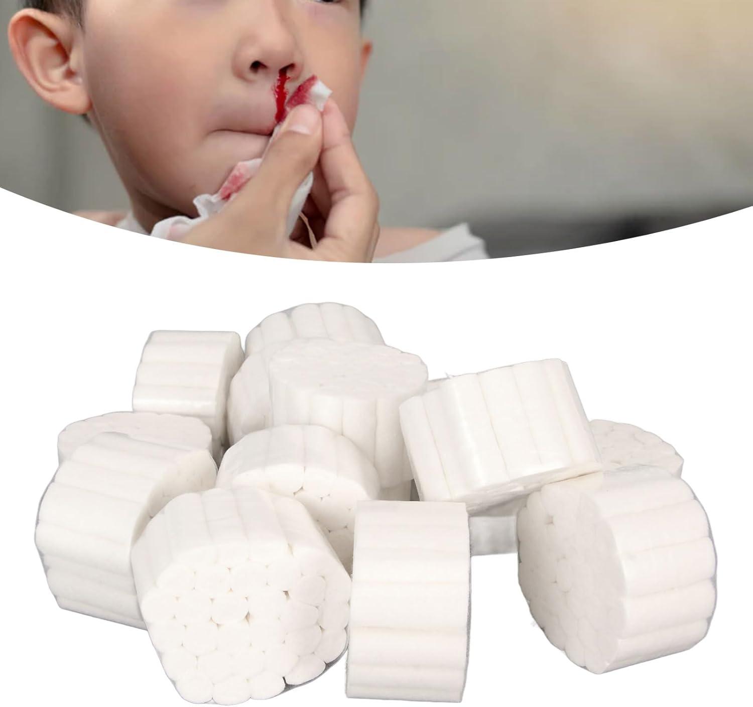 Toothed Roller Rolls for Dental Use 1000 Cotton Wool Nosebleed Stoppers ...