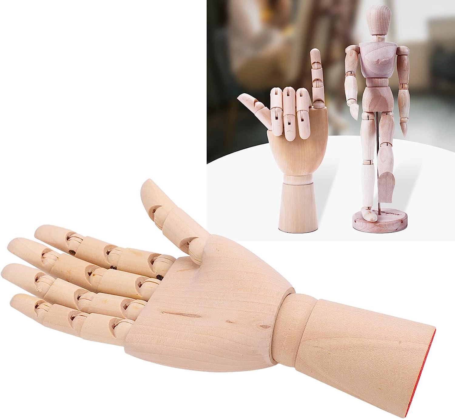 Pssopp Wooden Hand Model Drawing Mannequin Hand for Sketching Drawing ...