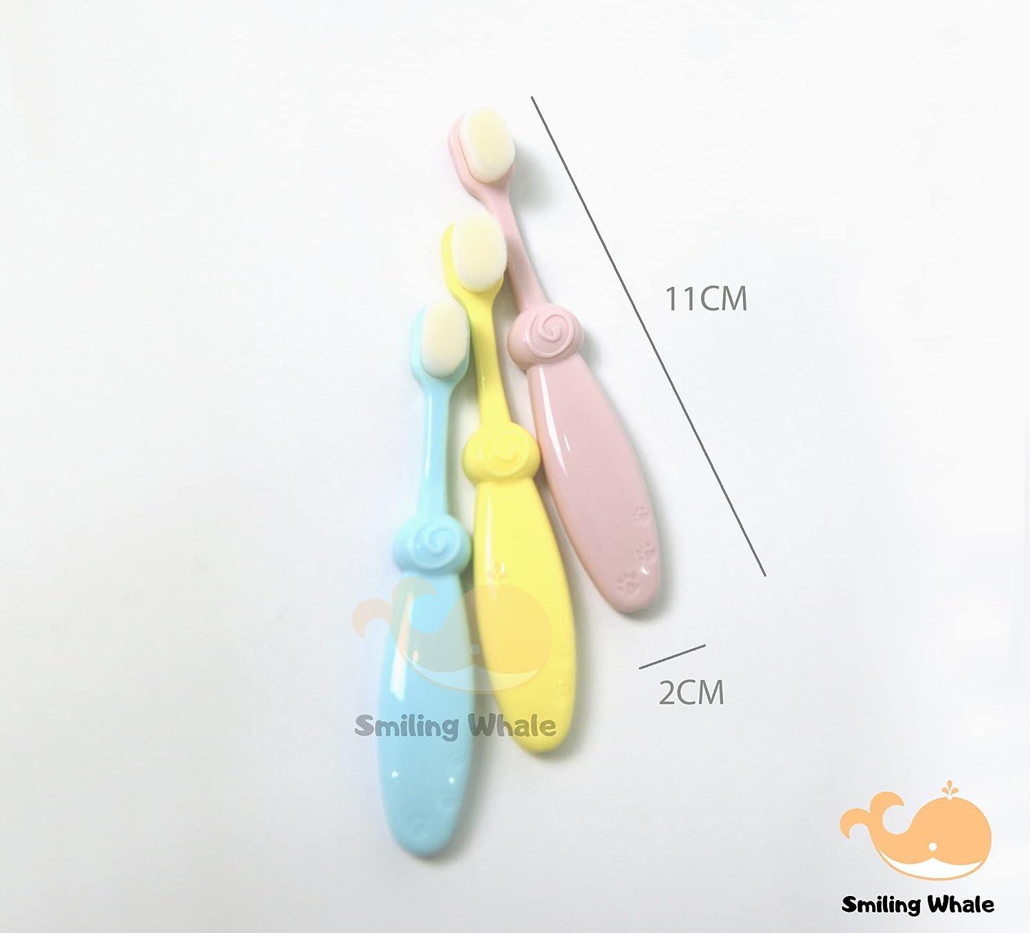 Smiling Whale Extra Soft Nano Toothbrush for Toddlers & Children ...