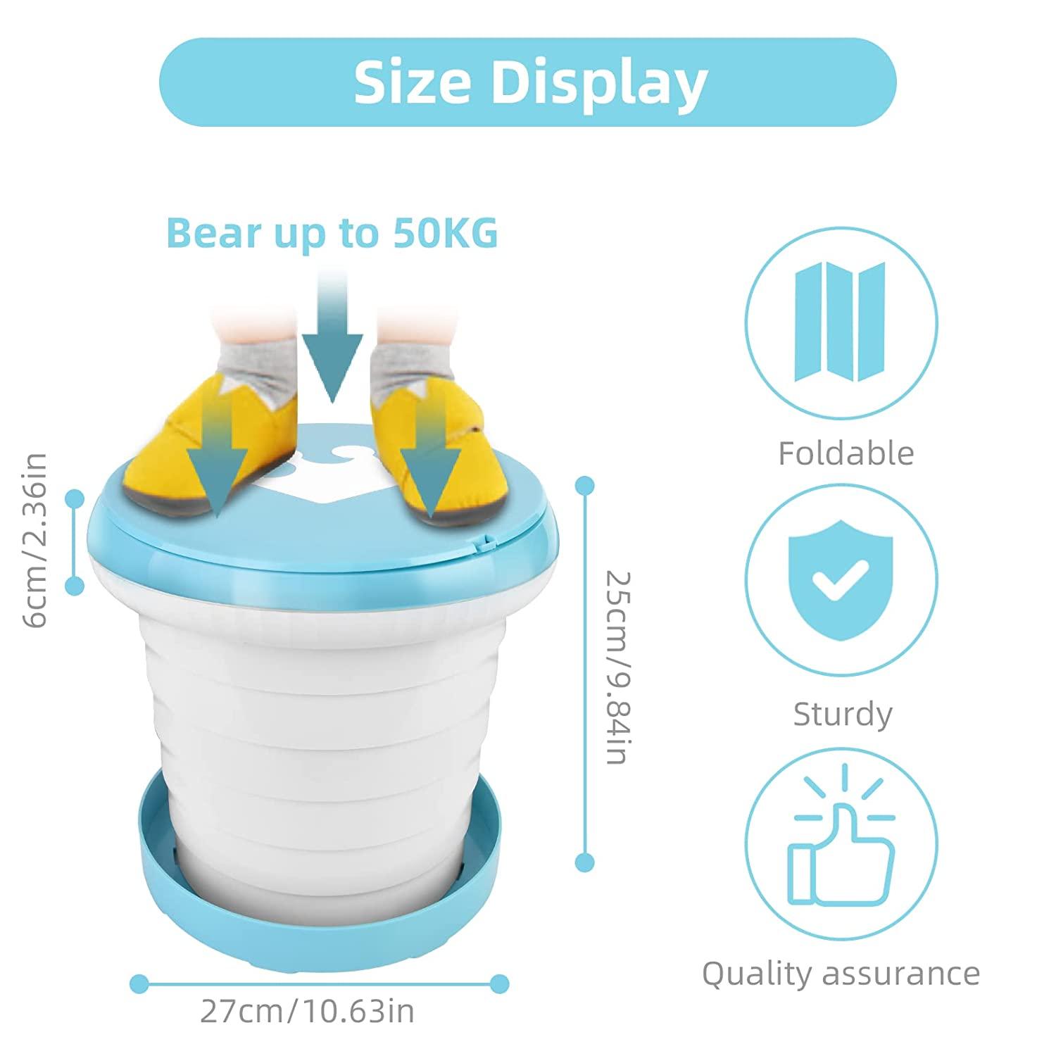 INSOUR 2 in 1 Portable Potty for Toddler Travel - Baby Potty Training ...