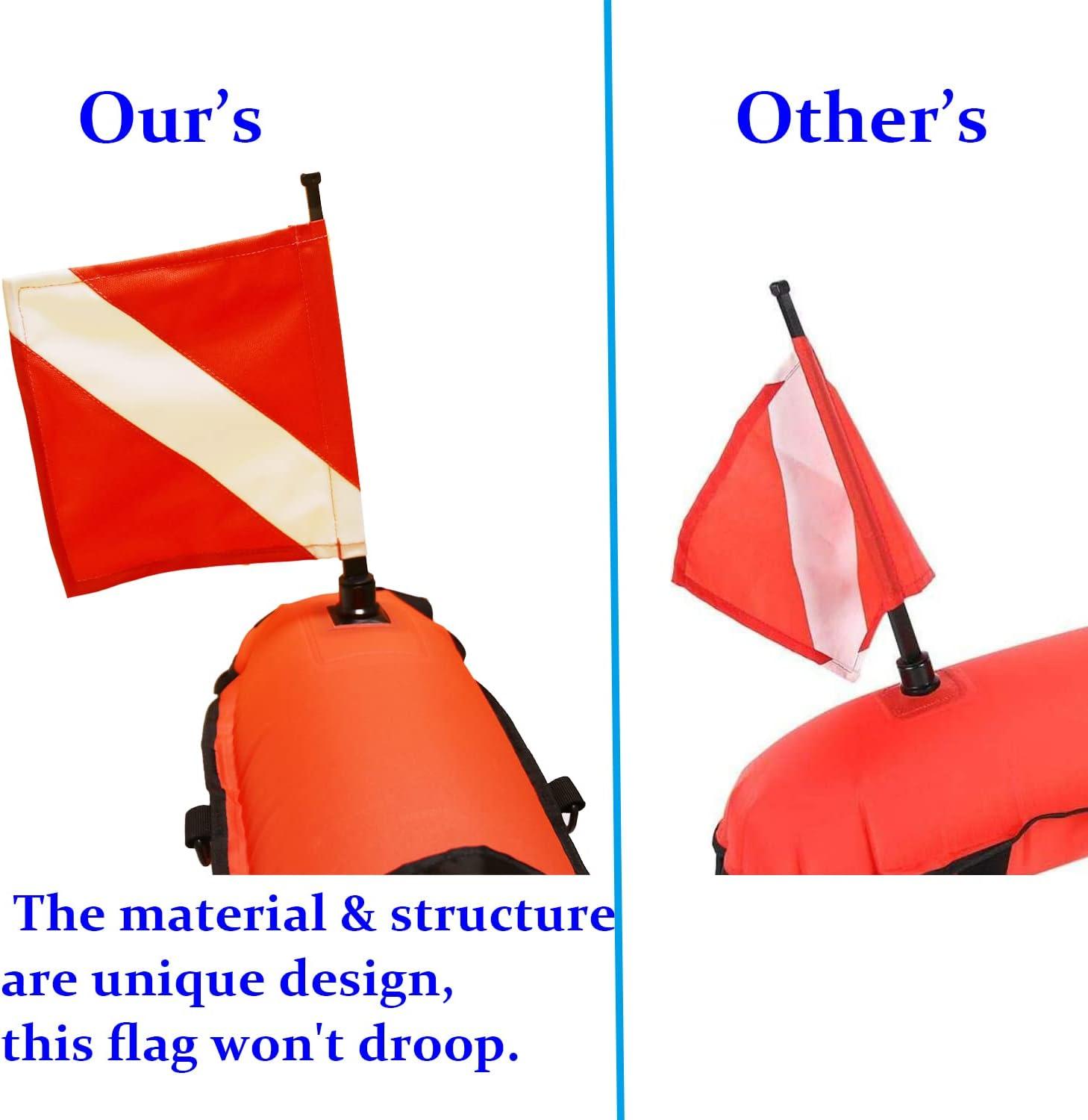 diving flags and floats