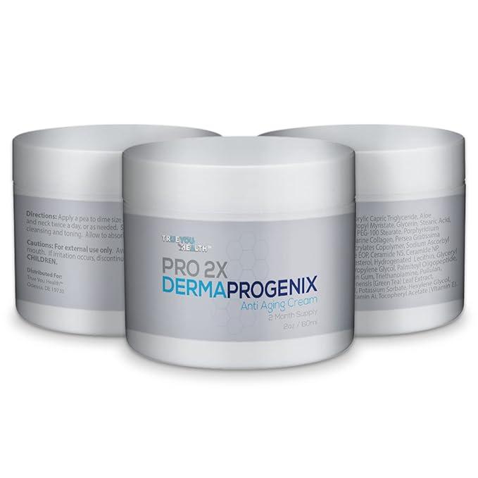 DERMA PROGENIX Anti Aging Cream | 2X Strength | Vitamin C Collagen ...