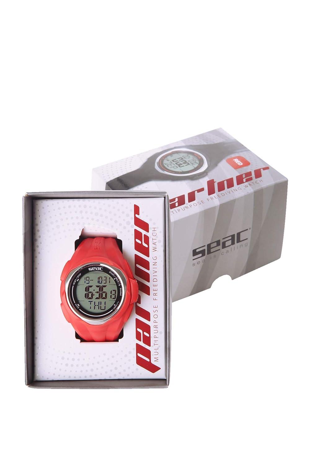 Seac Partner Wrist-Mount Freediving Computer in Red - Buy Online Now ...