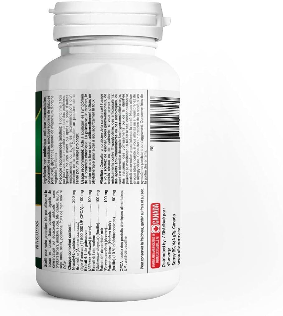 Vitanergy Lung Support - Lung Bronchial & Sinus Health