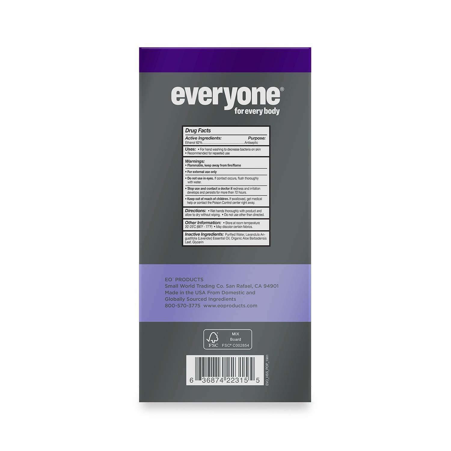 Everyone for Every Body Hand Sanitizer Spray - Lavender and Aloe - 2 oz ...